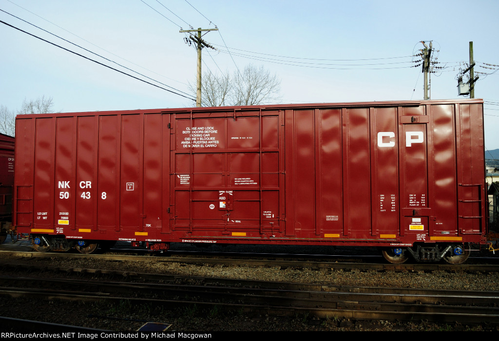 NKCR 50438 50-6 ft (6275 cu ft) Single Door Excess Height Boxcar CP RAIL